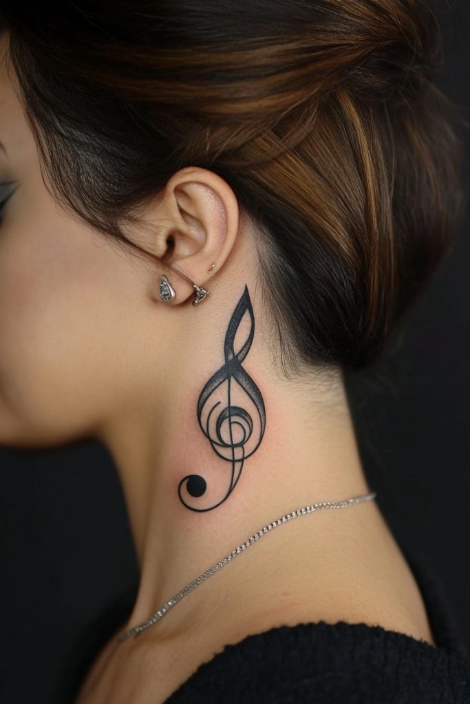 15 Side Neck Tattoo Ideas for Women | HairAide