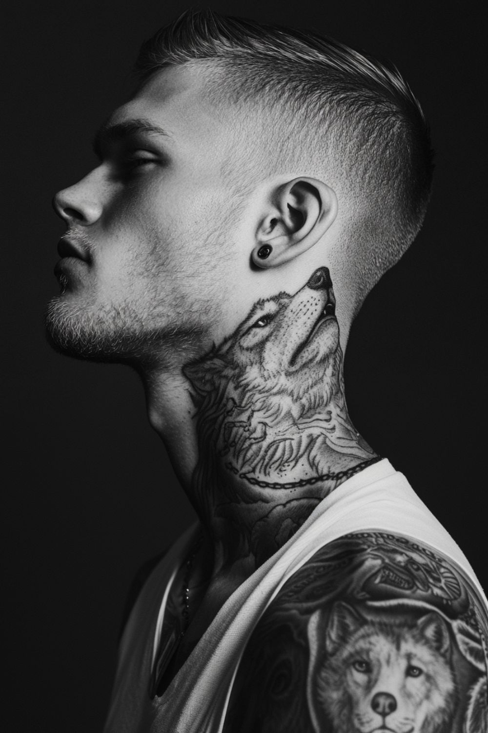 20 Side Neck Tattoo Ideas for Men | InkTattooz