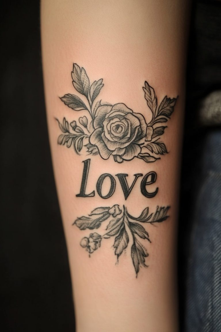 20 Best Arm Tattoo Lettering Ideas | InkTattooz