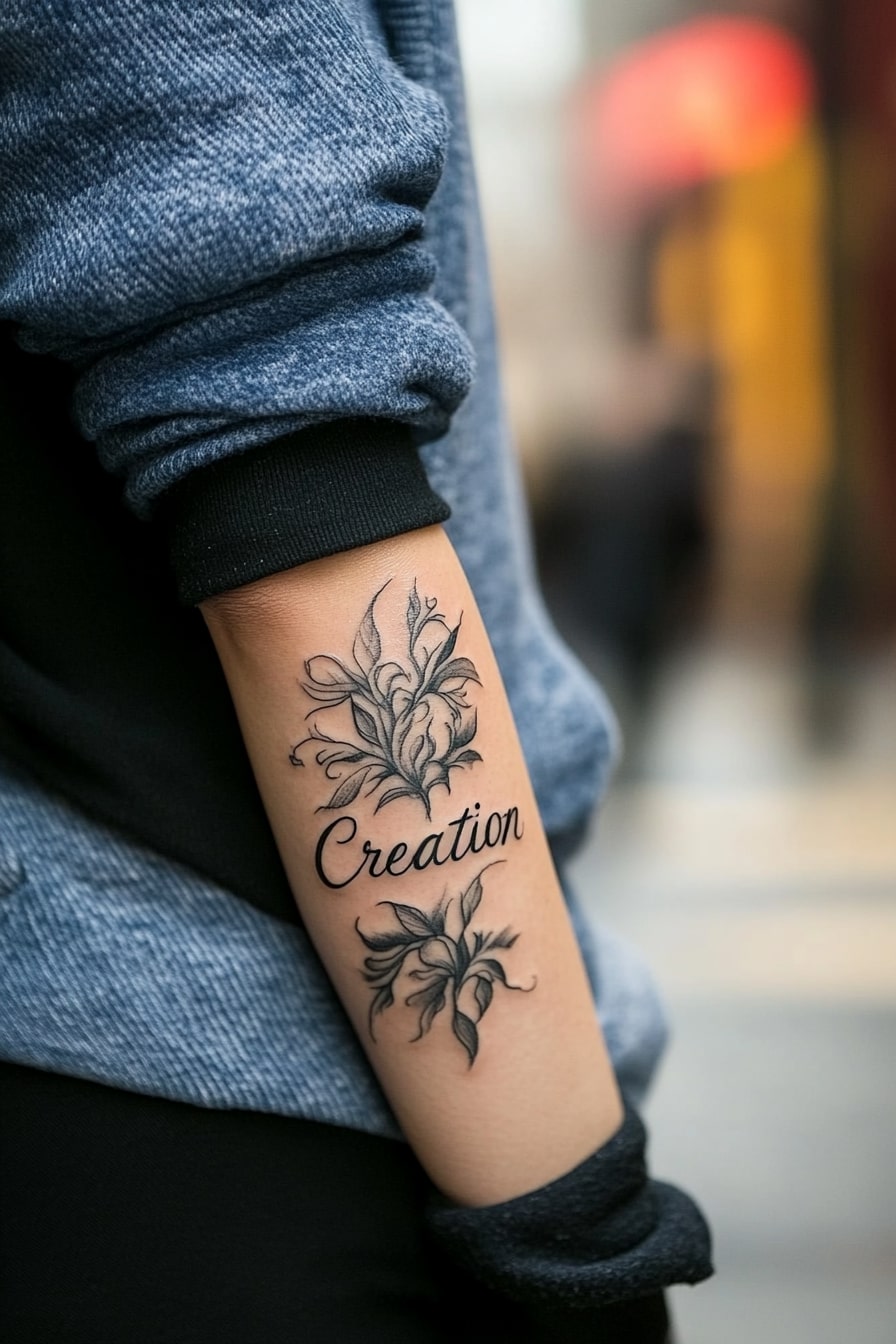 20 Best Arm Tattoo Lettering Ideas | InkTattooz