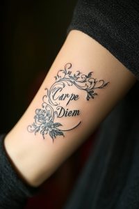20 Best Arm Tattoo Lettering Ideas | InkTattooz
