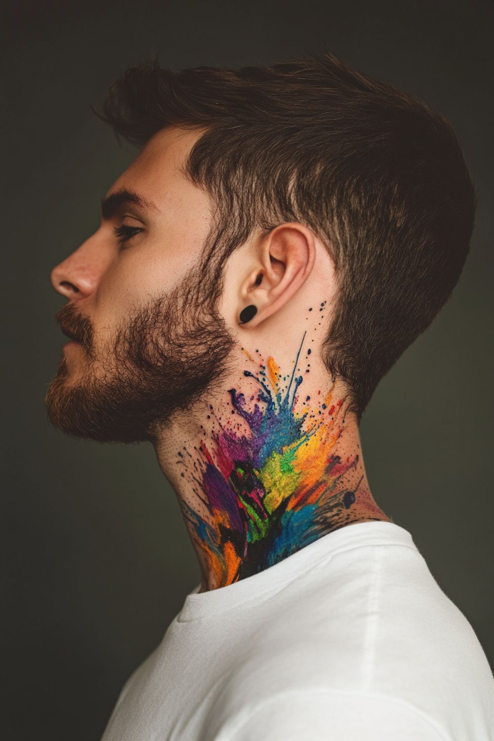20 Side Neck Tattoo Ideas for Men | InkTattooz