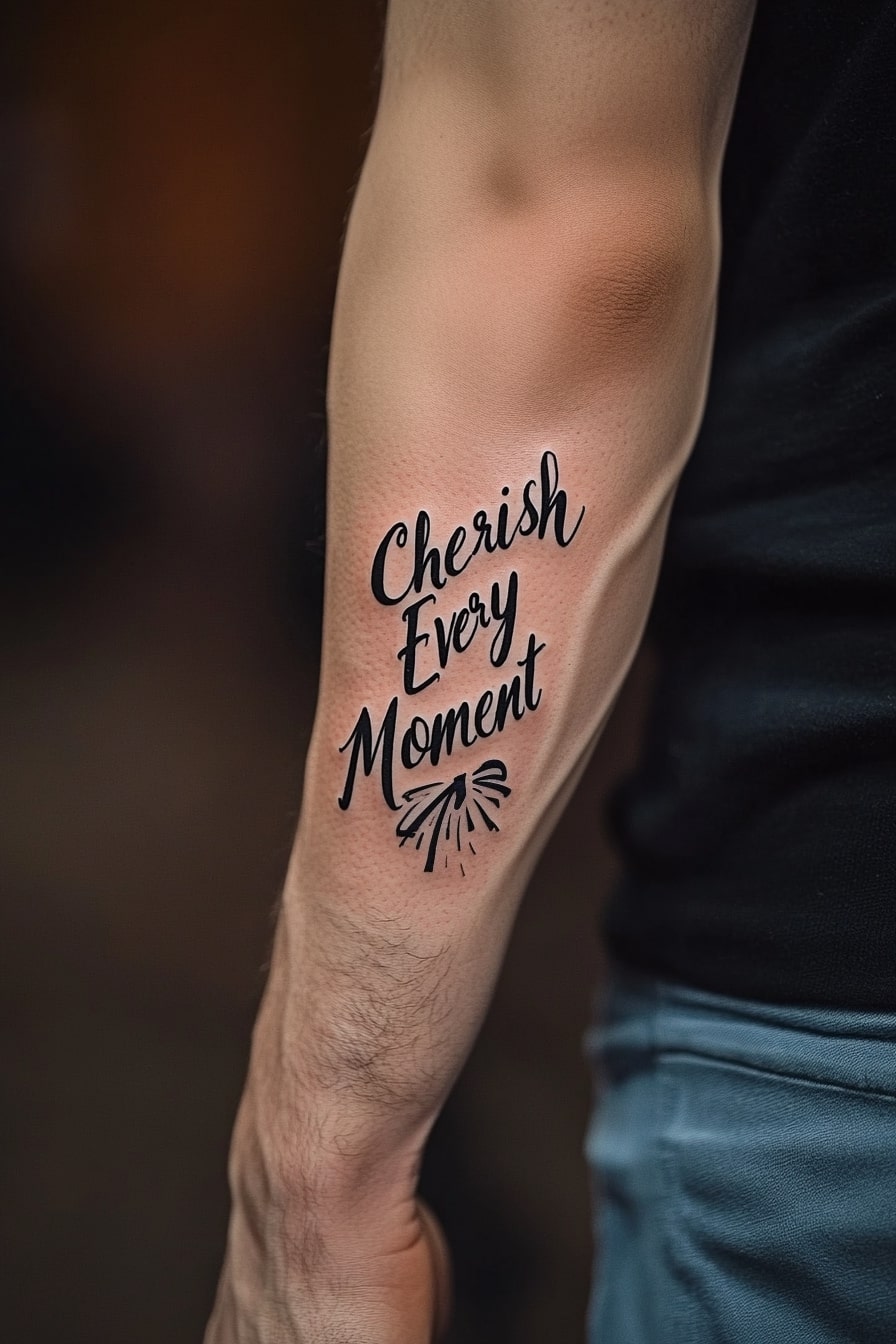20 Best Arm Tattoo Lettering Ideas | InkTattooz