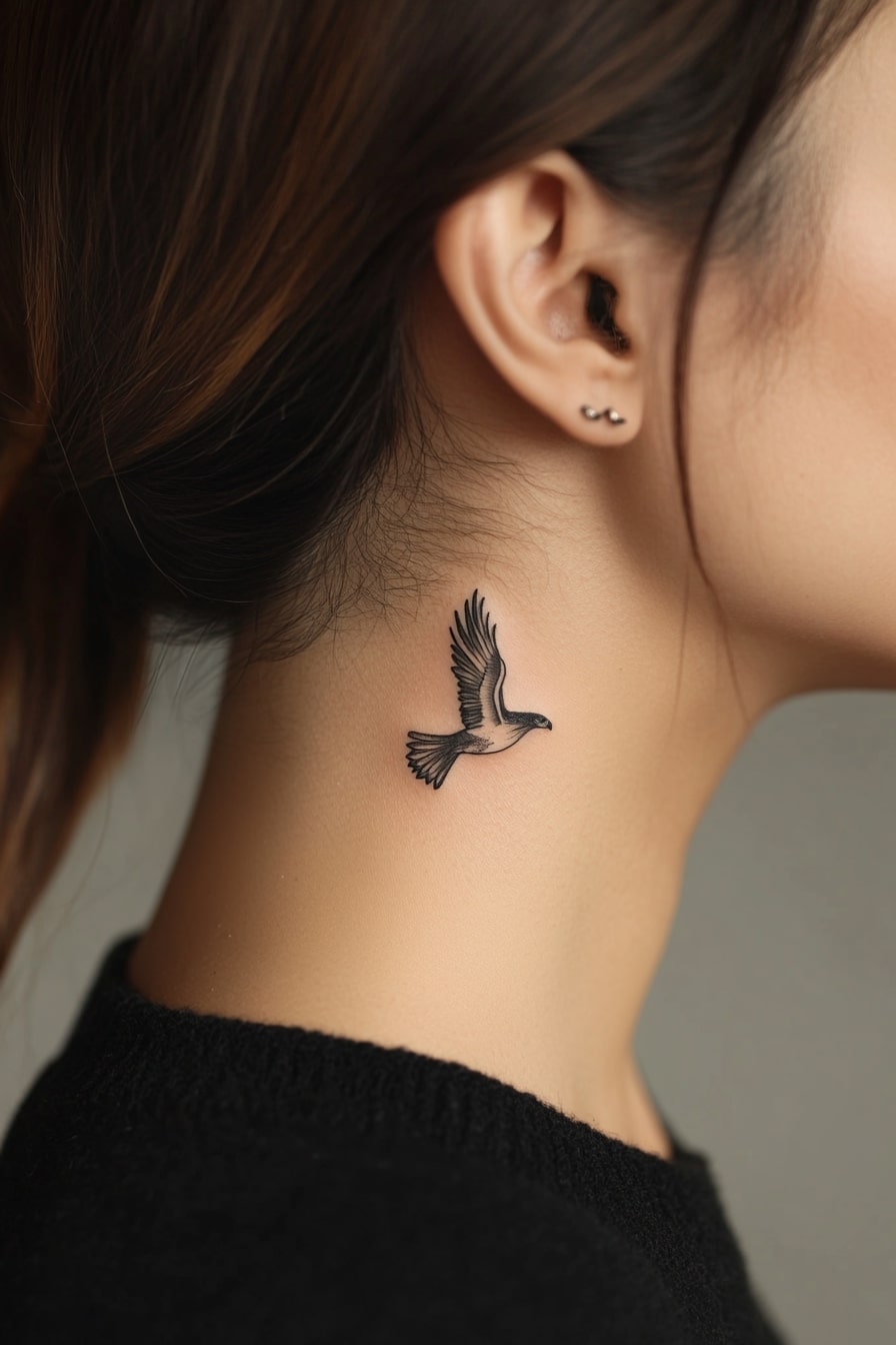 20 Side Neck Animal Tattoo Designs | Ink Tattooz