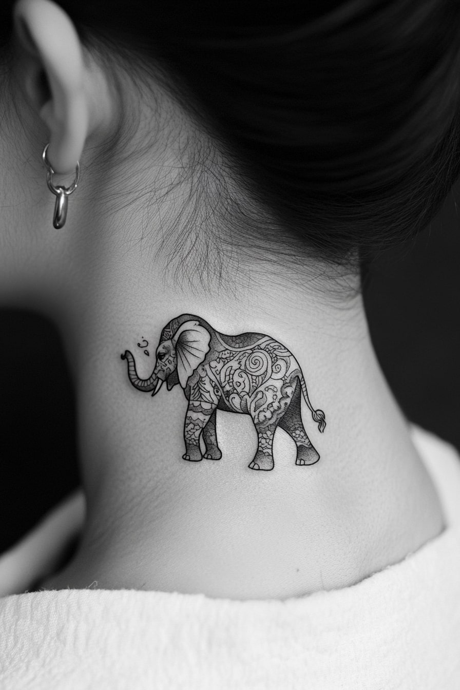 20 Side Neck Animal Tattoo Designs | Ink Tattooz