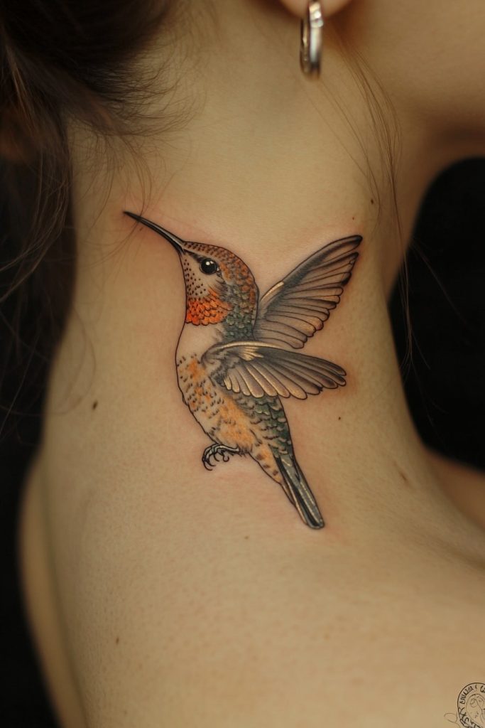 15 Side Neck Tattoo Ideas for Women | HairAide