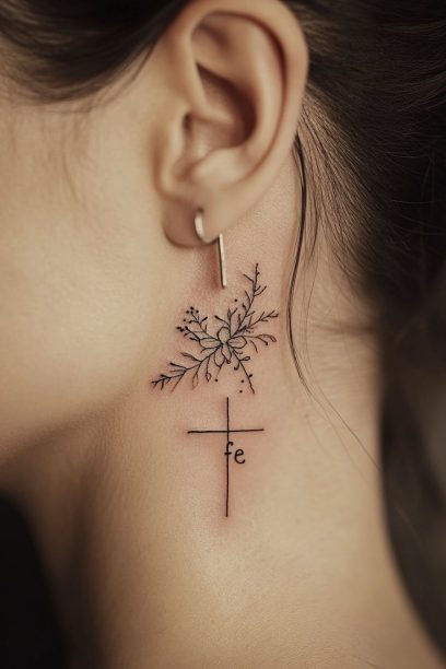 10 Artistic Fe Cross Tattoo Ideas | InkTattooz