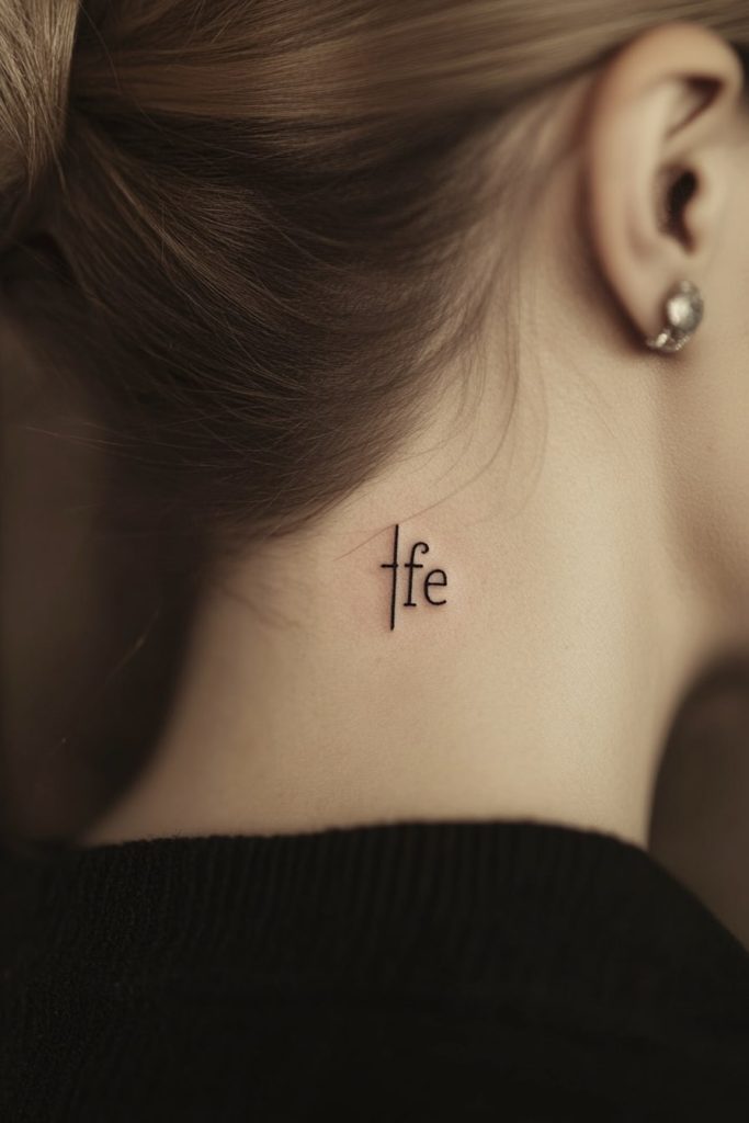 10 Artistic Fe Cross Tattoo Ideas | InkTattooz