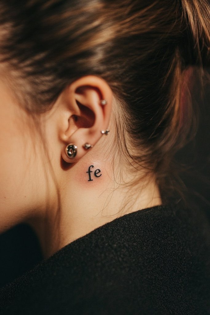 15 Aesthetic ‘Fe’ Neck Tattoo Ideas | InkTattooz
