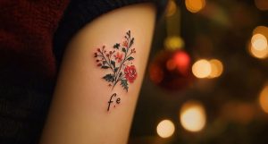15 Best Fe Tattoo Ideas for Christmas | InkTattooz