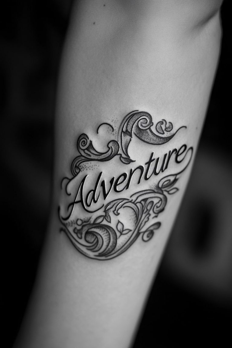 20 Best Arm Tattoo Lettering Ideas | InkTattooz