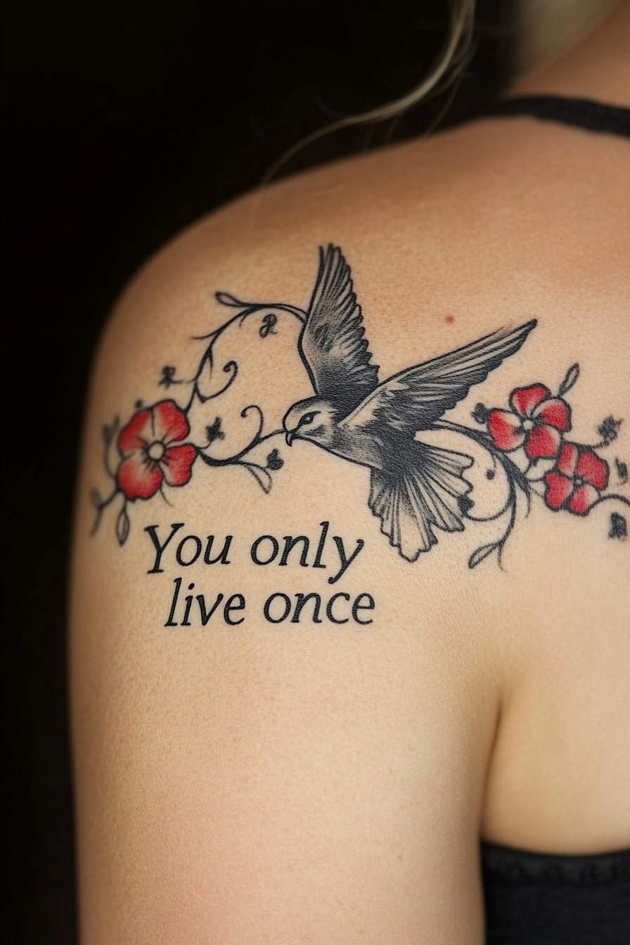 15 Classy Upper Shoulder Tattoos for Women | InkTattooz