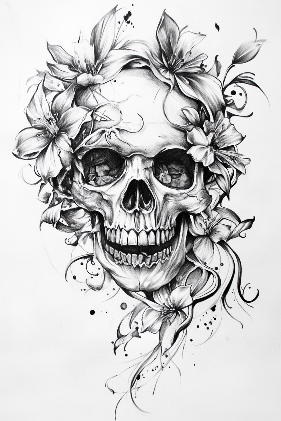 15 Rebellious Skull Tattoo Ideas | InkTattooz