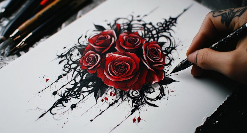 20 Mysterious Goth Tattoo Ideas | InkTattooz