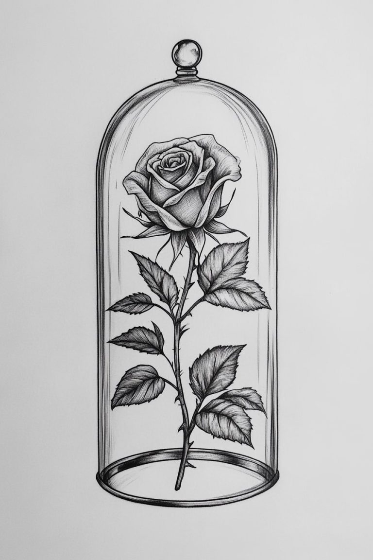 20 Elegant Gothic Flower Tattoo Ideas | InkTattooz