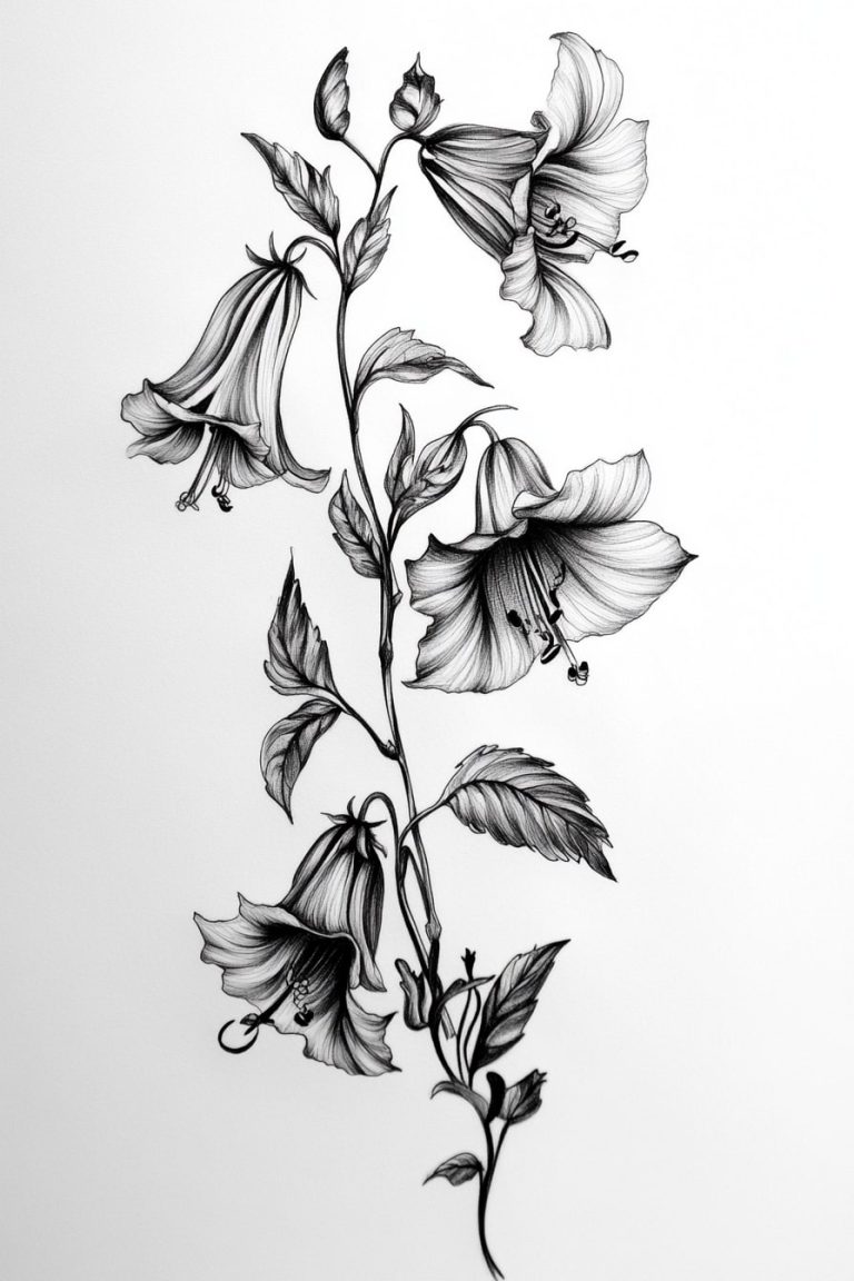 20 Elegant Gothic Flower Tattoo Ideas | InkTattooz