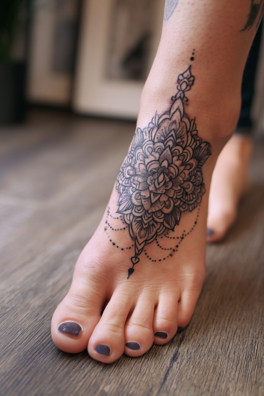20 Foot Tattoo Ideas | InkTattooz